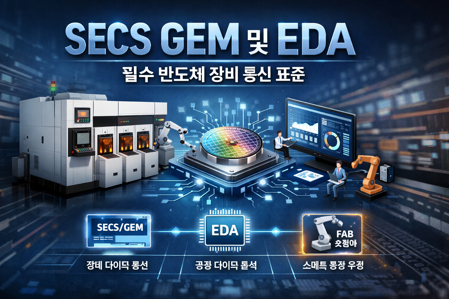 SECS GEM 및 EDA: 필수 반도체 장비 통신 표준